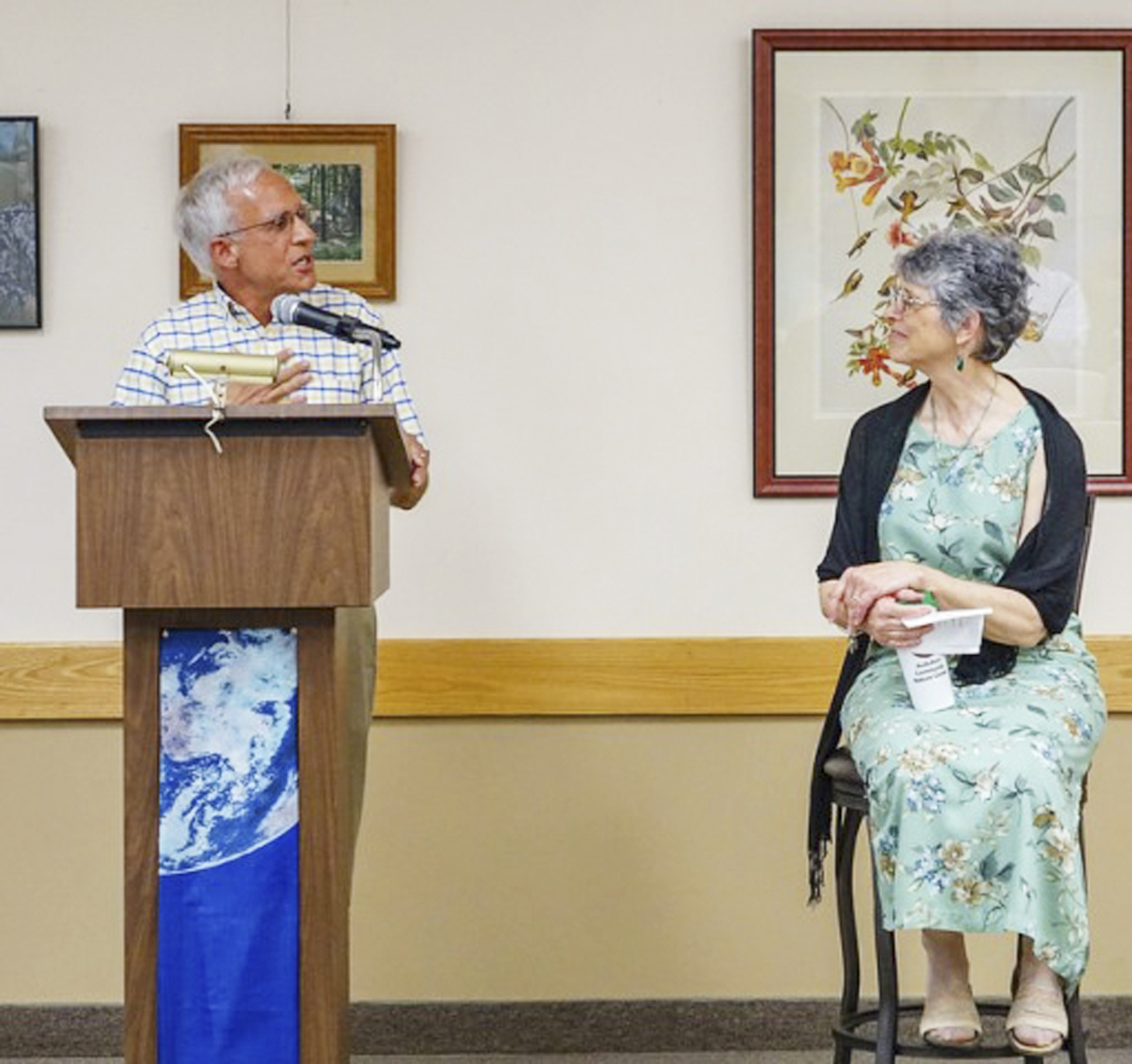 Retired Audubon president honored | News, Sports, Jobs - Observer Today